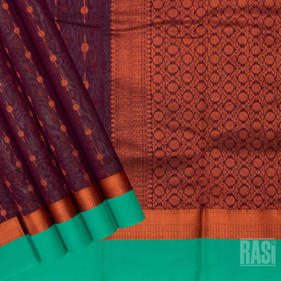 Fancy Silk Cotton Saree - Rasi Silks
